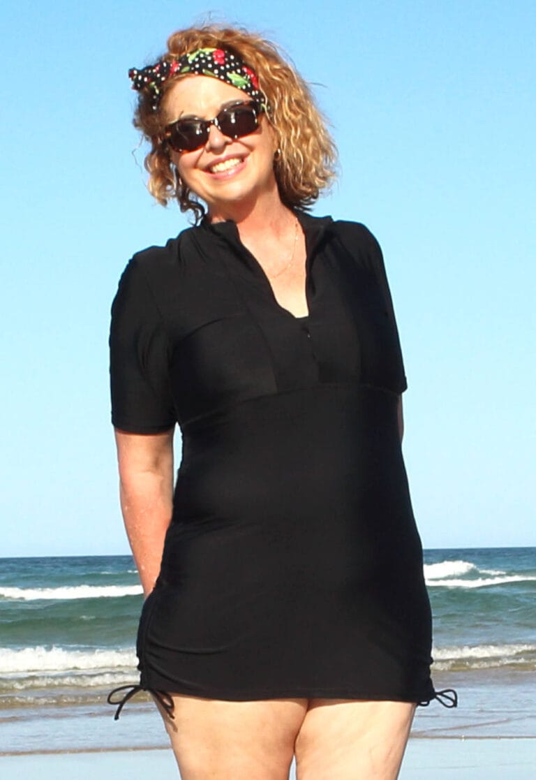 Plus Size Rashie Adjustable Length & Short Sleeve|