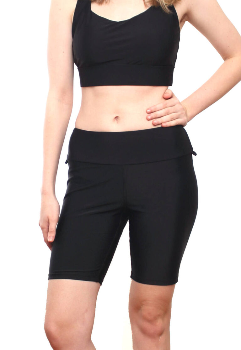 Womens Knee Length Swim Shorts