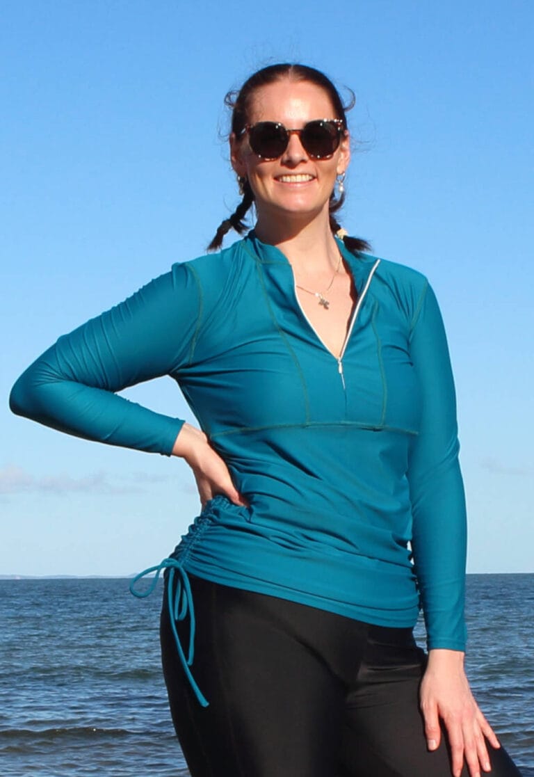 Plus Size Rash Guard for Women | Ocean Road Swimwear