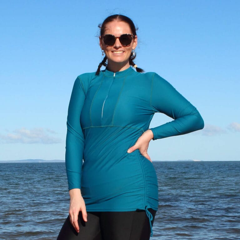 Plus Size Rash Guard for Women | oceanroadswimwear