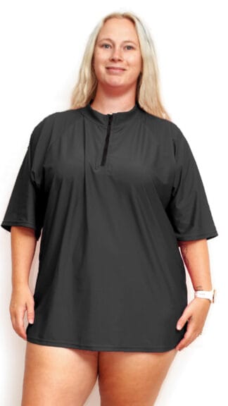 Women's Plus Size Loose Fit Rash Shirt