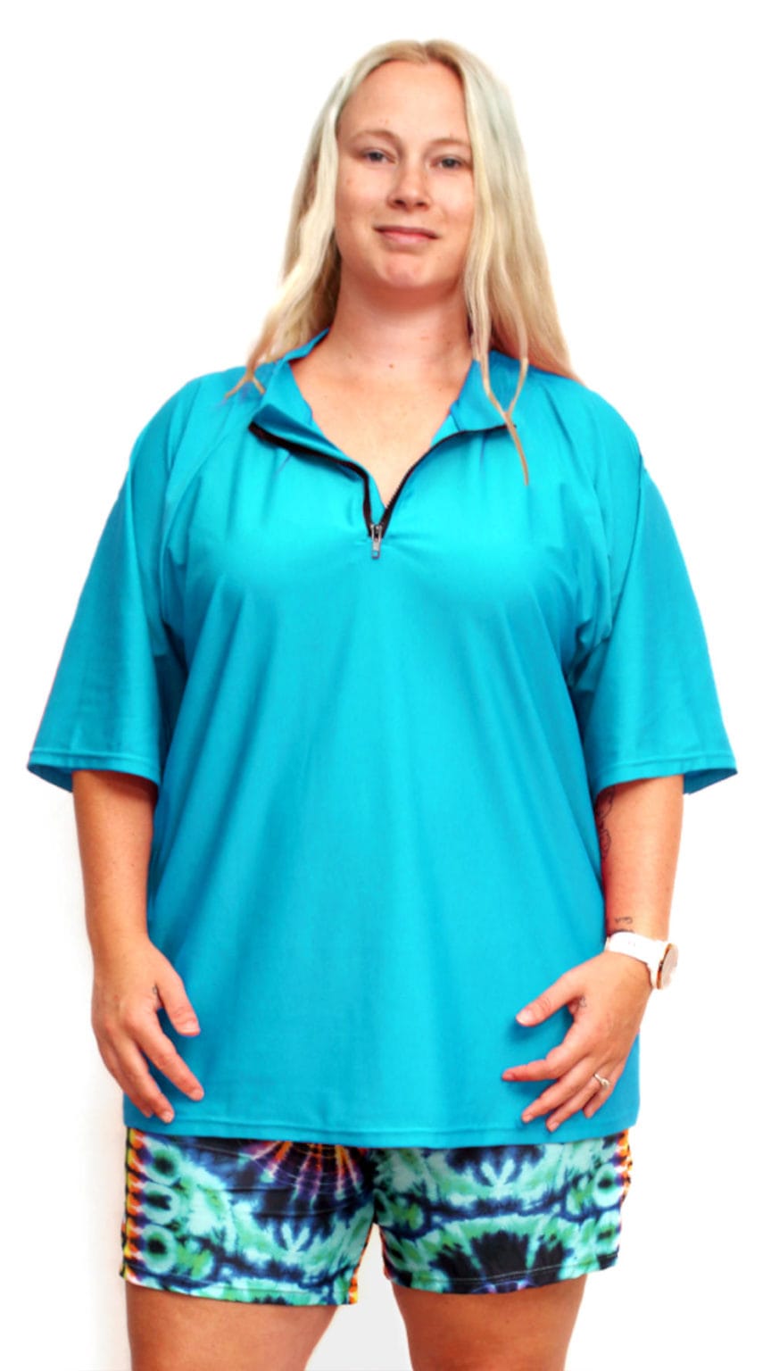 Women's Plus Size Loose Fit Rash Shirt
