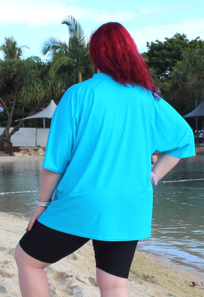 Women's Plus Size Loose Fit Rash Shirt