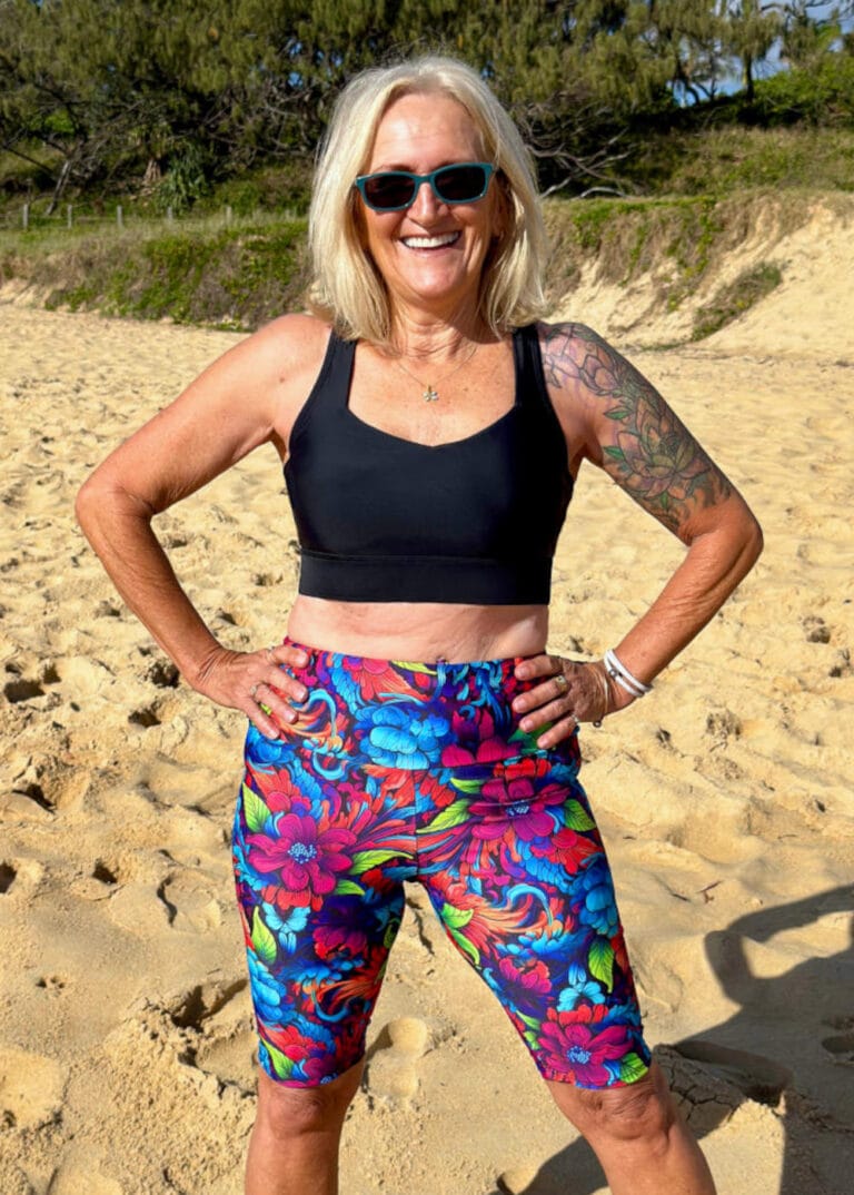High Waist Knee Length Swim Leggings for Women › Ocean Road Swimwear