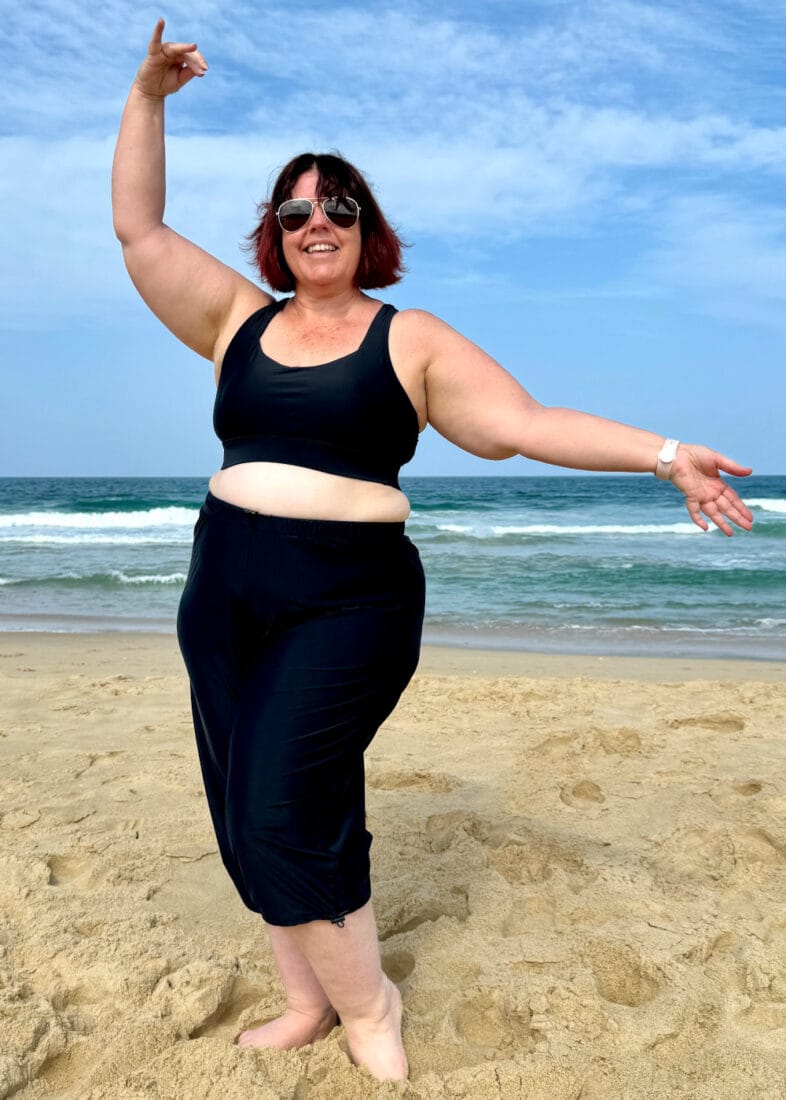 Plus Size Baggy 3/4 Swim Pants| Ocean Road Swimwear
