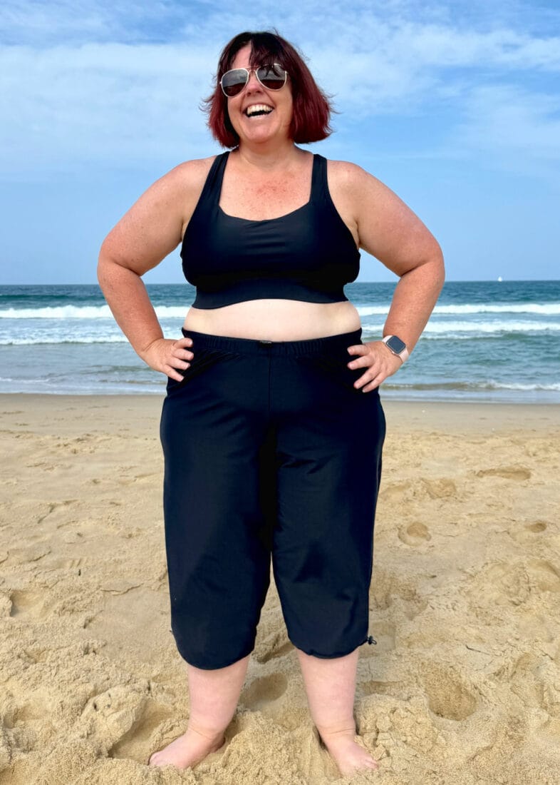 Plus Size Baggy 3/4 Swim Pants| Ocean Road Swimwear