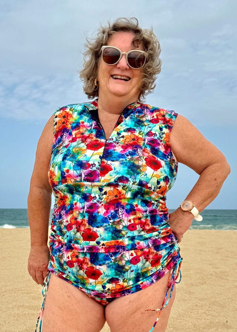 Plus Size Tankini Set with High Neck and Adjustable Length› Ocean Road ...