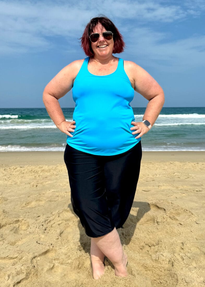 Plus Size Baggy 3/4 Swim Pants| Ocean Road Swimwear