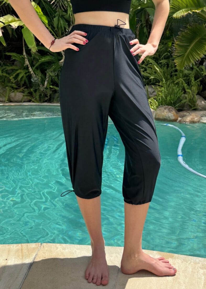 Loose Fit Three Quarter Length Swim Pants › Ocean Road Swimwear