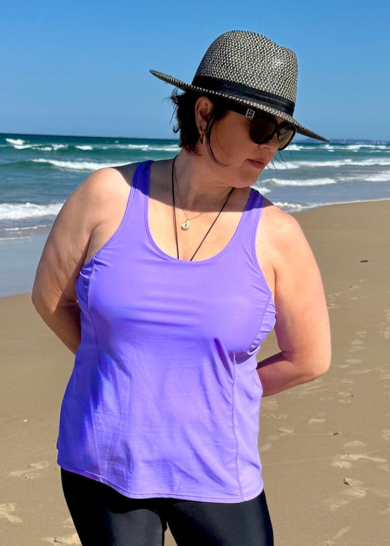 Plus Size Chlorine Resistant Racer Back Tankini Top, Teresa.| Ocean ...